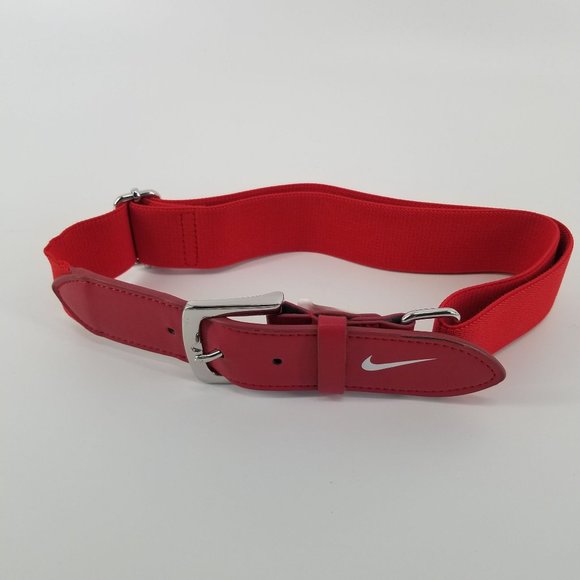 Nike | Accessories | Nike Red Athletic Elastic Stretch Belt | Poshmark